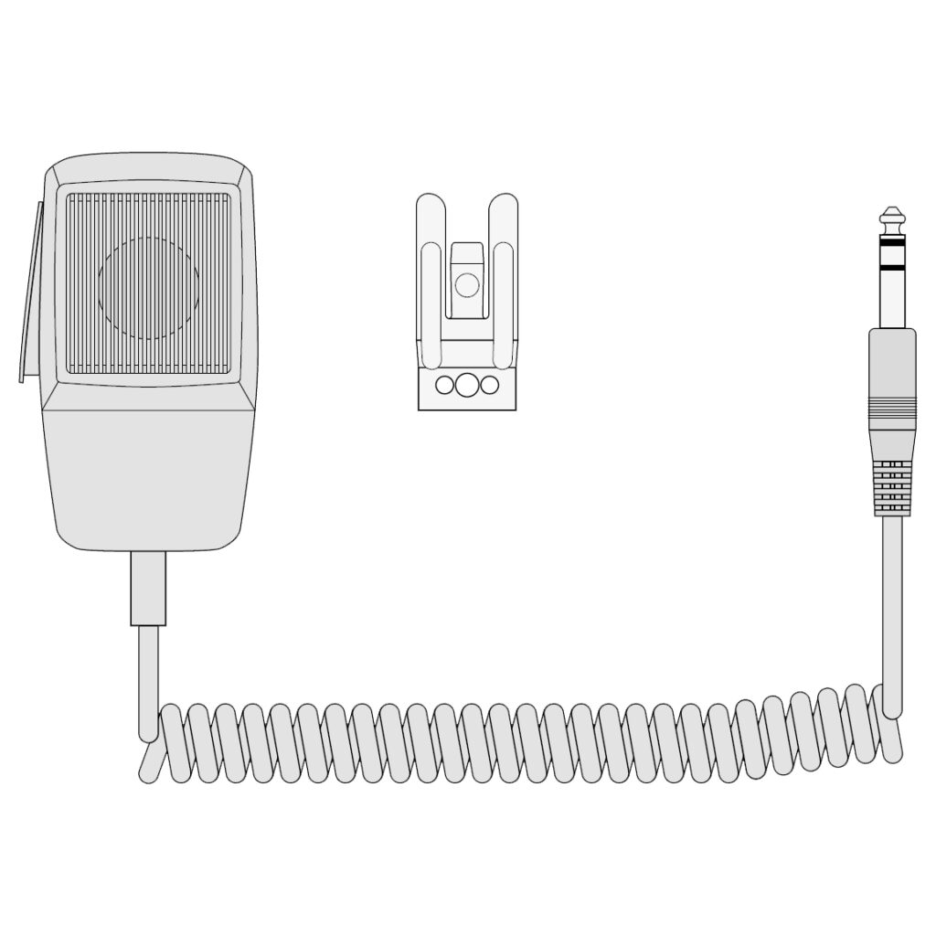 Monacor DN-8090 Fist Microphone - Sound Services