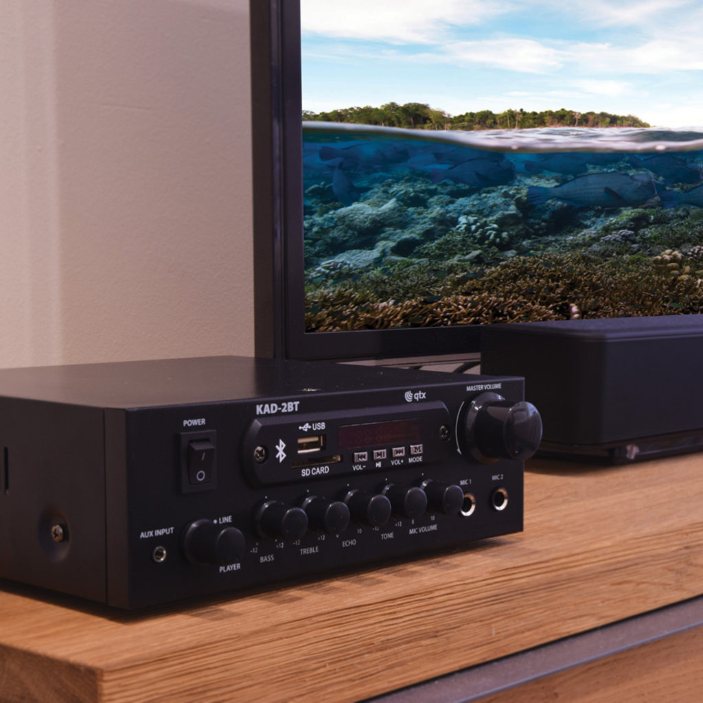 QTX KAD-2BT Digital Stereo Amplifier with Bluetooth - Sound Services