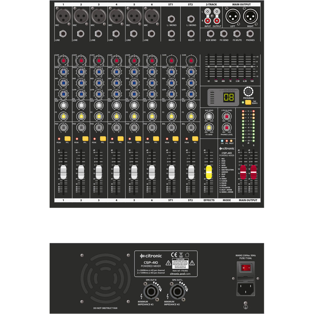 400w Stereo Sound System for School and Stage Performers - Sound Services