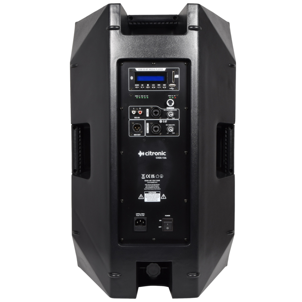 Citronic CASA-15A Active Cabinet Speaker - Sound Services