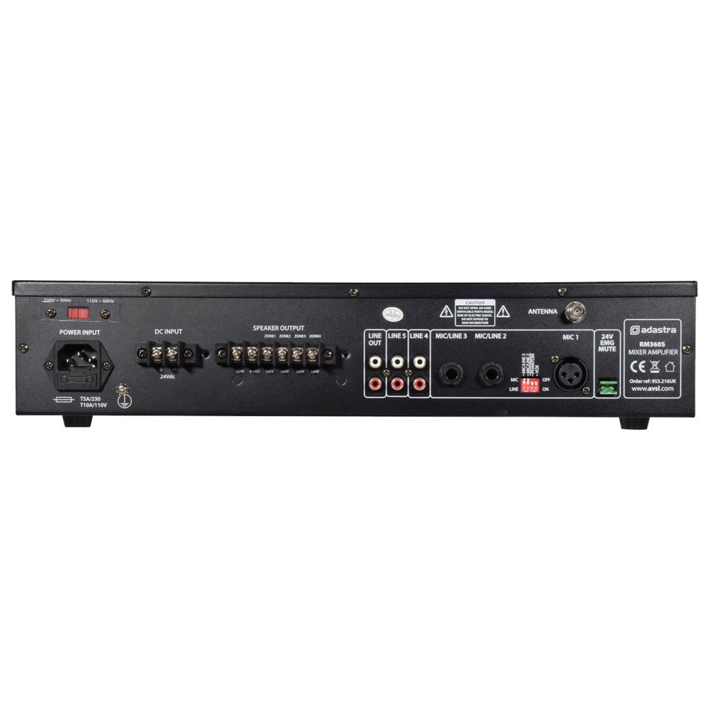 360w Indoor PA Sound System with Cabinet Speakers for Shops, Offices or ...