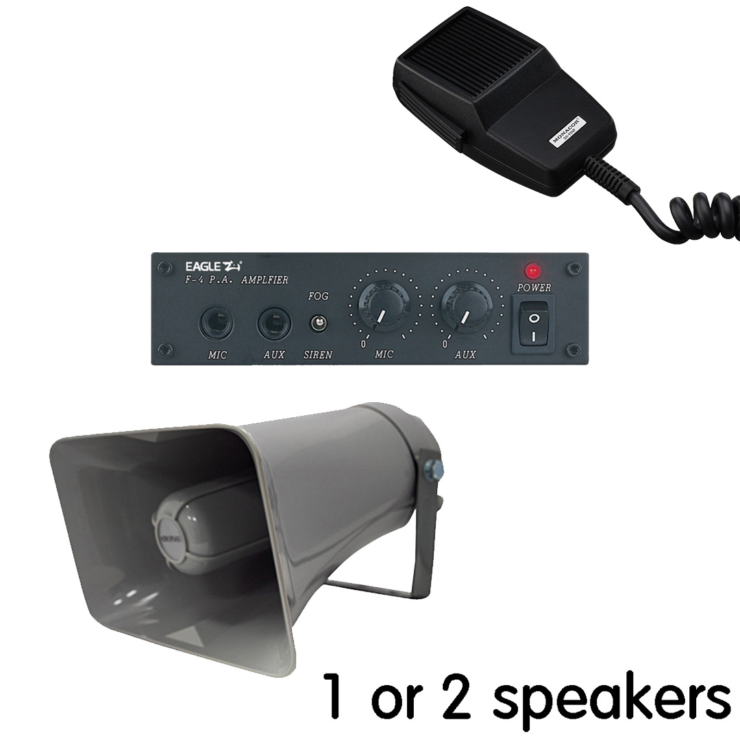 VEHICLE-12 Series 12w 12v Mobile PA Sound Systems - Sound Services