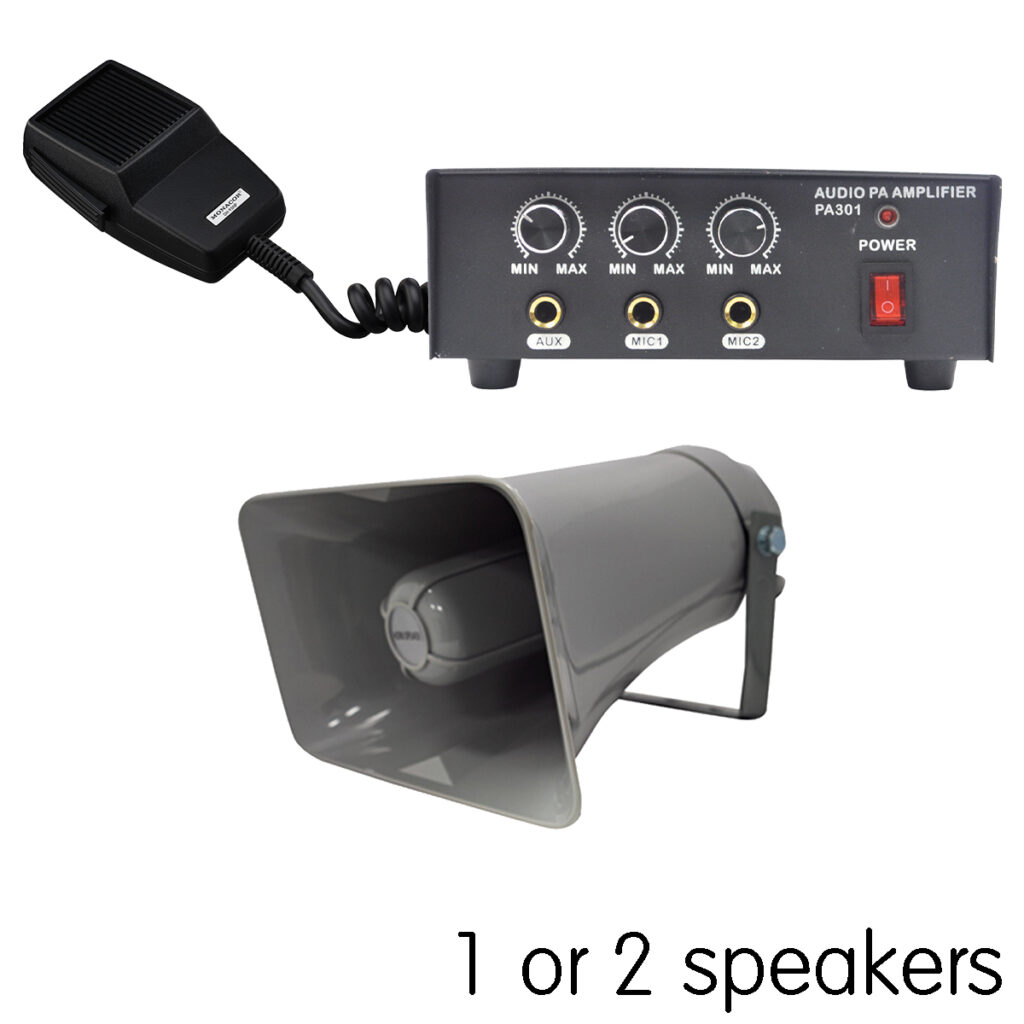 30W 12V PA Sound System for Car or Boat - Sound Services