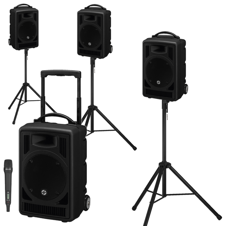 Monacor TXA-820CD/SET Complete Portable System - Sound Services